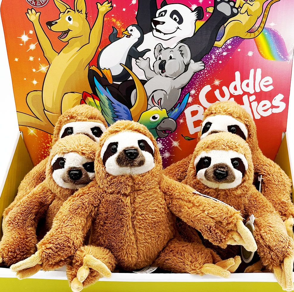 SA084 – Cuddle Pal Sloth - Jack in the Box