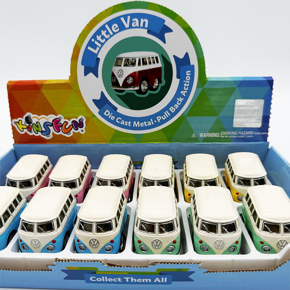 MV385 - Die Cast VW Van Pastel - Jack in the Box
