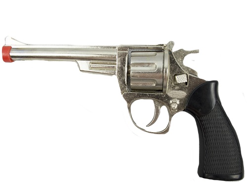 NV2289 – Die Cast 8 Shot Cap Revolver – 18cm – Jack in the Box