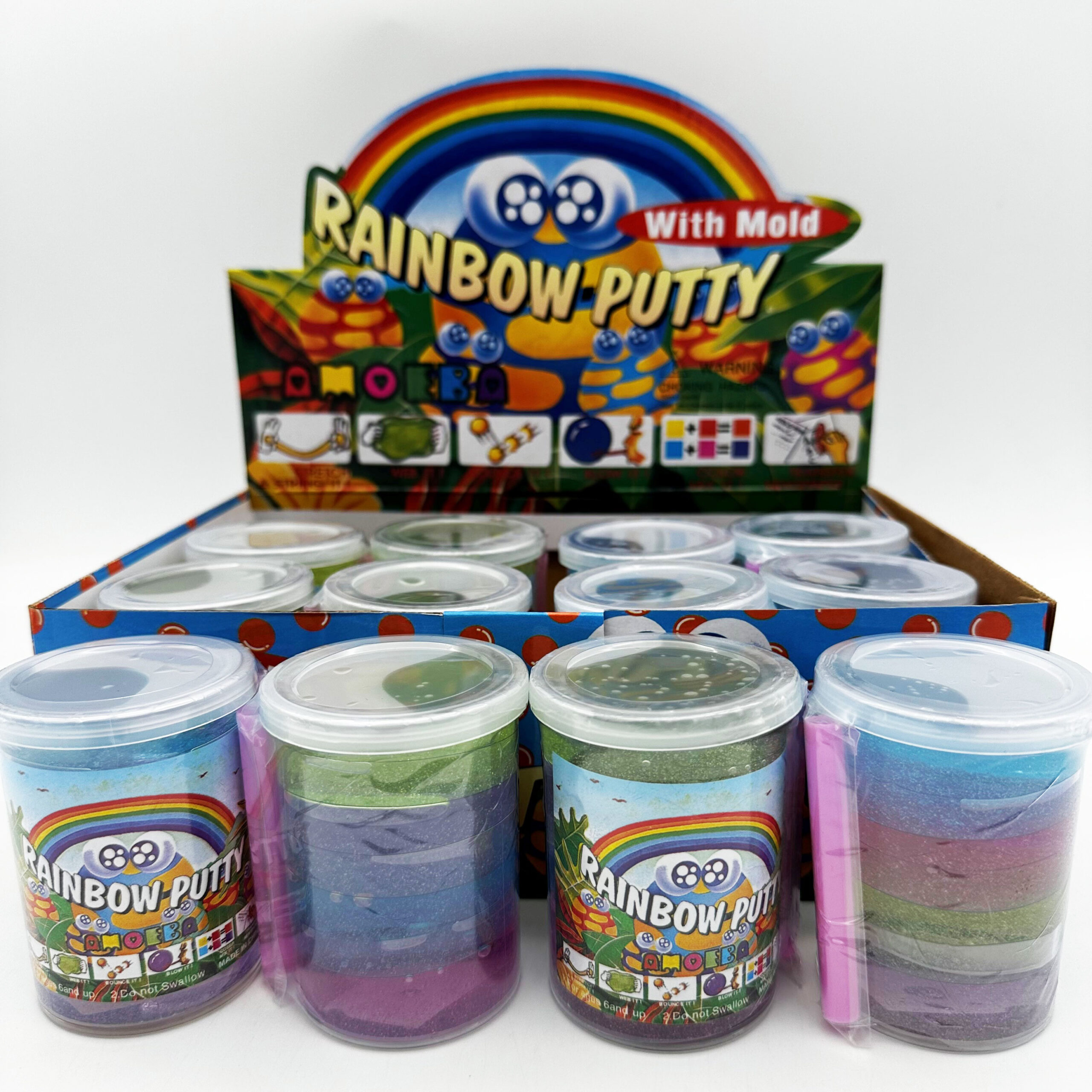 SY254 – 4 Colour Rainbow Putty – Jack in the Box