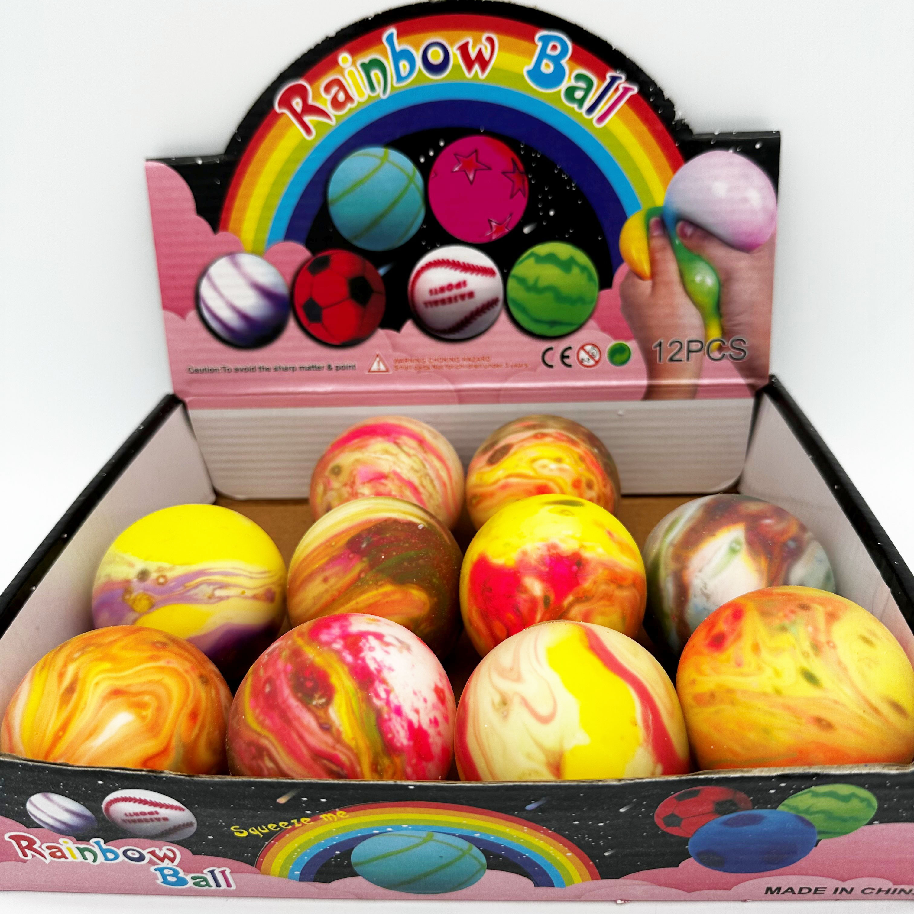 BA445 - Colourful Squeeze Ball - Jack in the Box