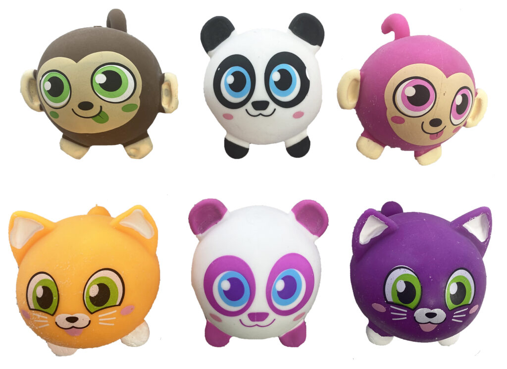 BA395 – Glitter Pooping Animal Ball# – Jack in the Box