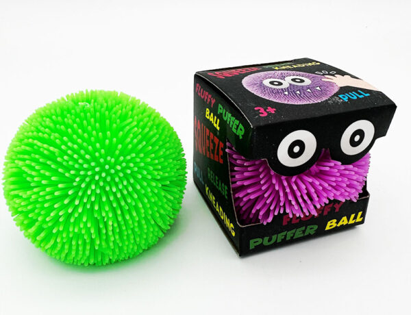 BA482 -Fluffy Puffer Ball – 7cm – Jack in the Box