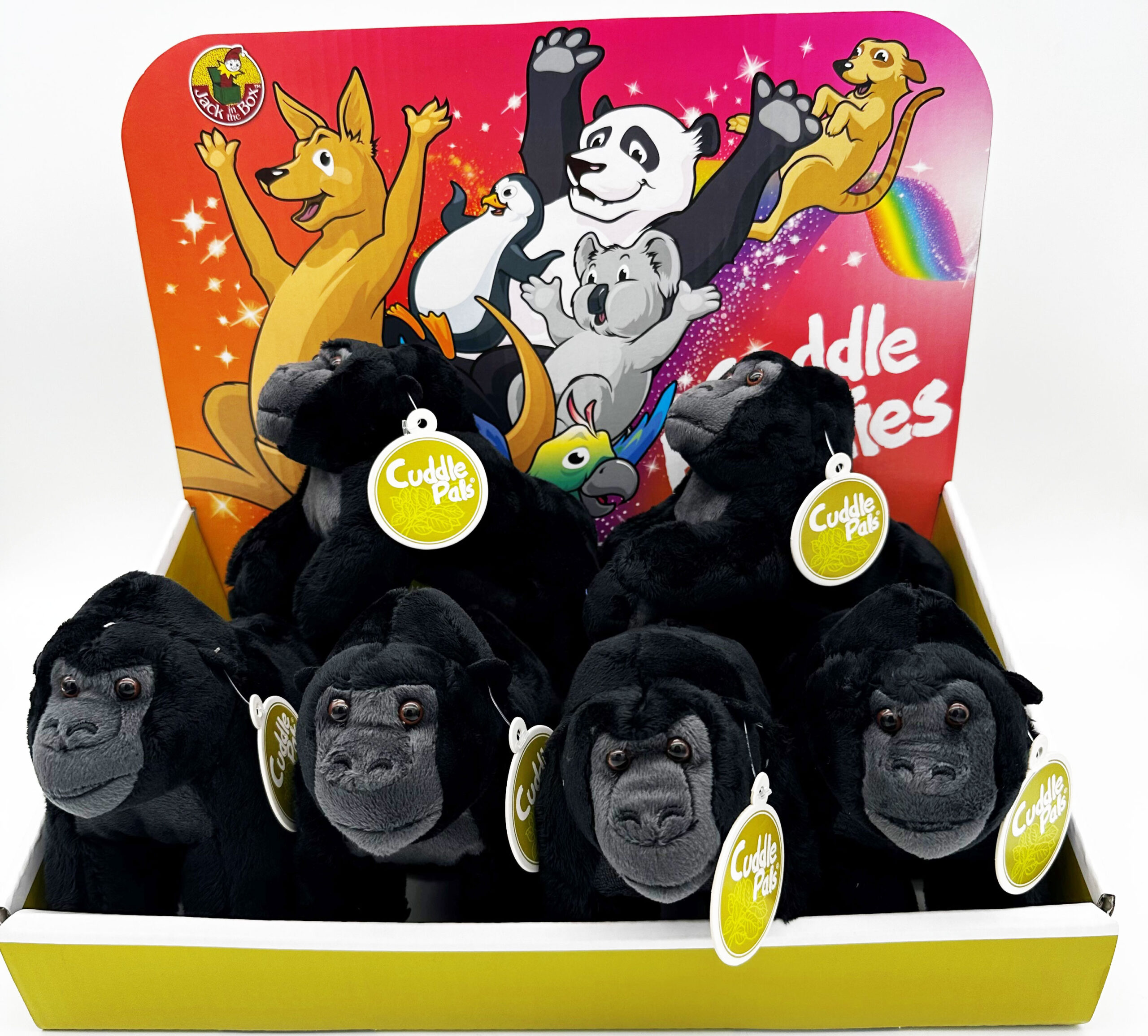 SA152 – Cuddle Buddies Gorilla 18cm – Jack in the Box