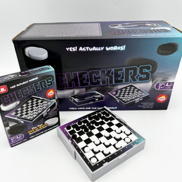 PG262- Checkers Game Set – Jack in the Box